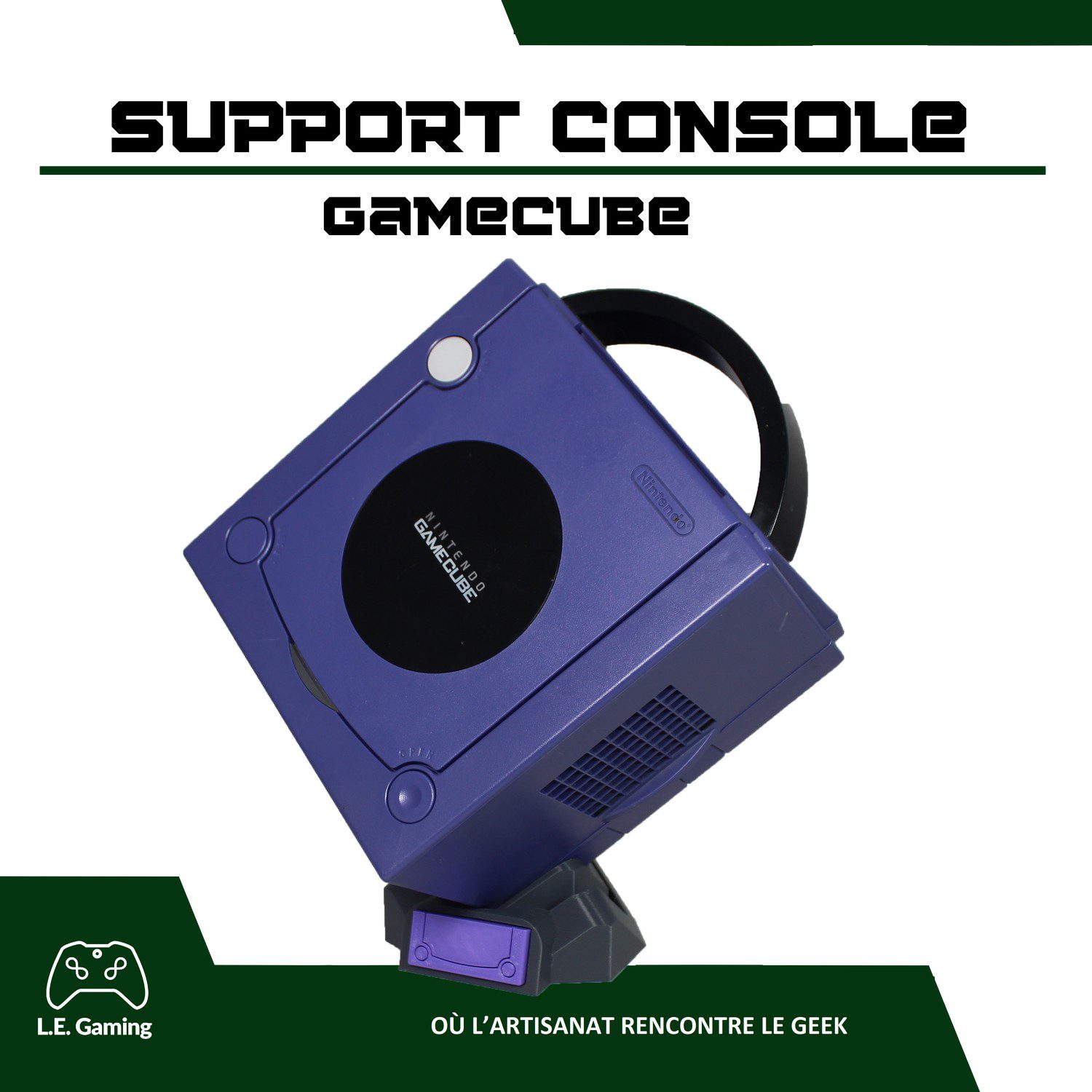 Support console GameCube – Présentoir | L.E. GAMING 88